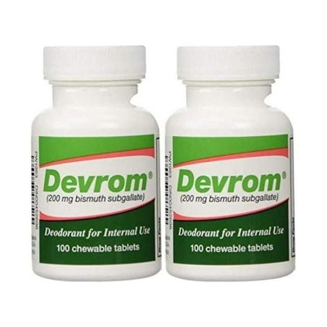 Devrom Flatulence Deodorizer And Internal Deodorant Chewable Tablets