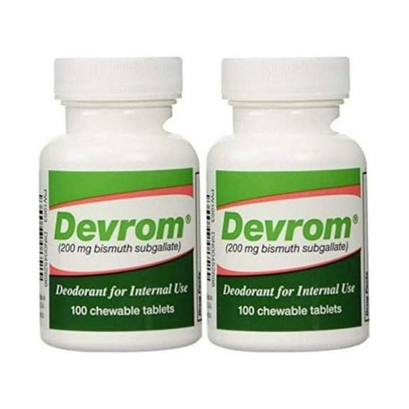 Devrom Flatulence Deodorizer and Internal Deodorant Chewable Tablets ...
