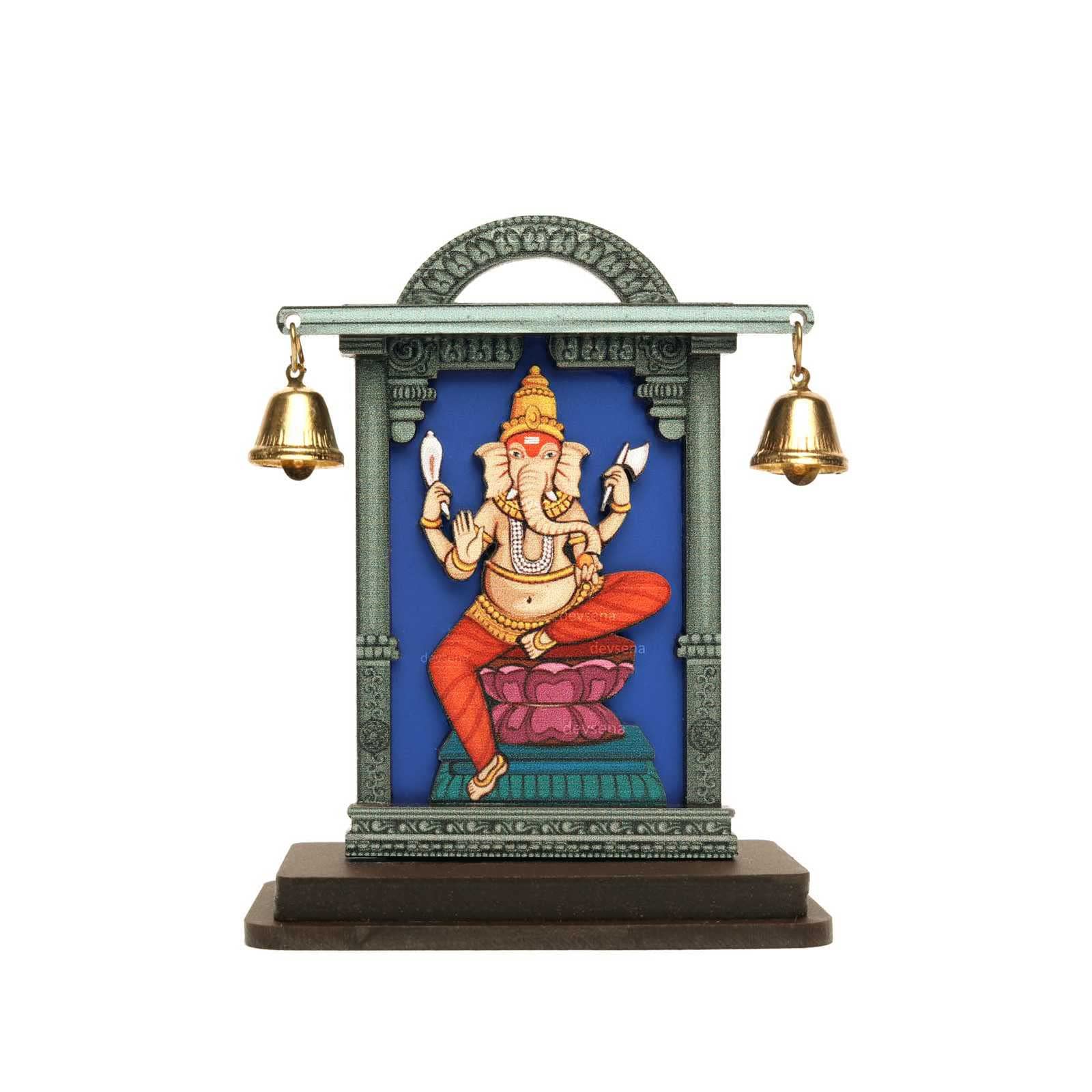 Devsena Lord Shree Ganesh Ganpati Bappa Idols Murti Statue For Car ...