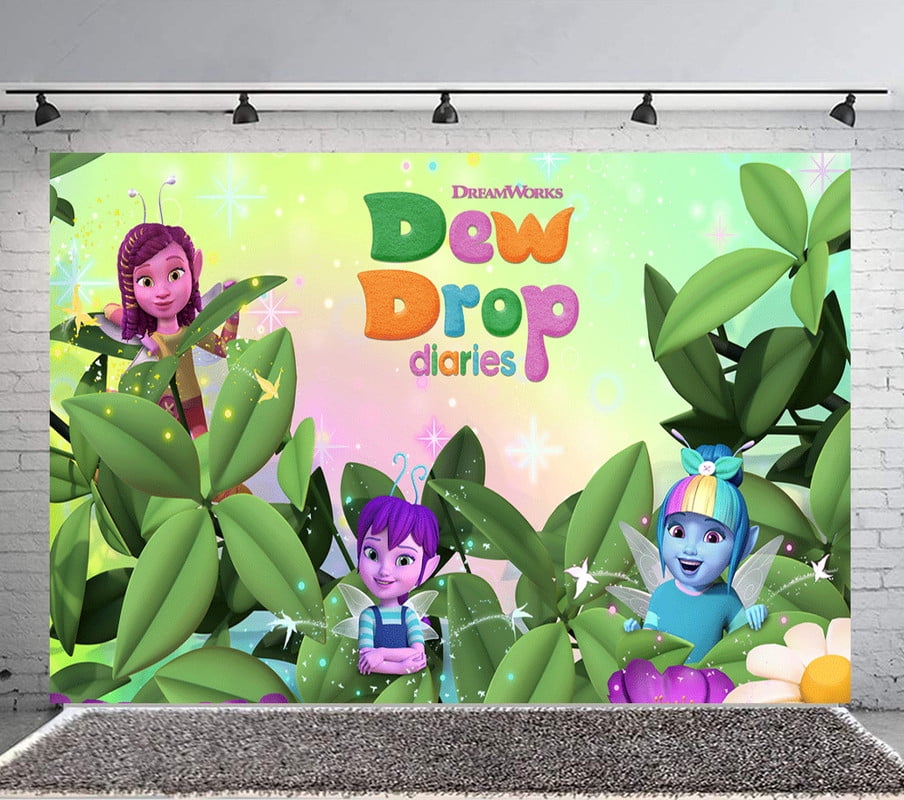 Dew Drop Diaries Backdrop Banner Party Supplies Poster Movie Theme ...