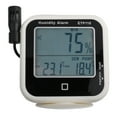 Dew Point Meter, LCD Display Thermo Hygrometer LED Alarm For Warehouse ...