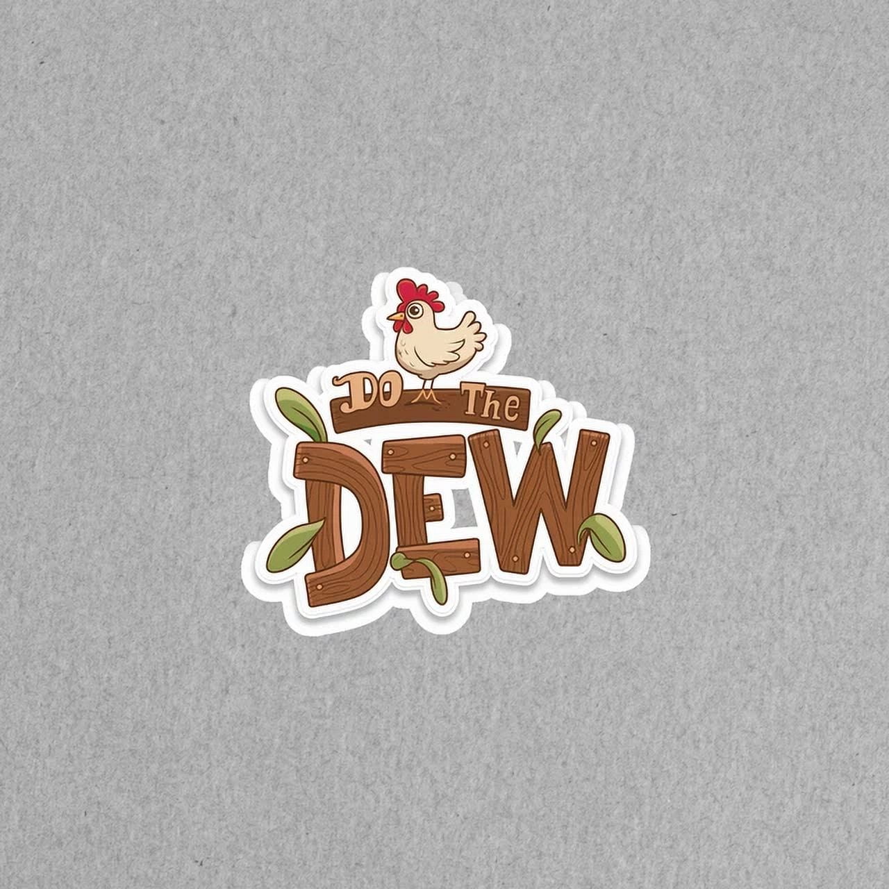 Do The Dew Vintage Inspired Sticker - Mountain Dew Inspired Bird ...