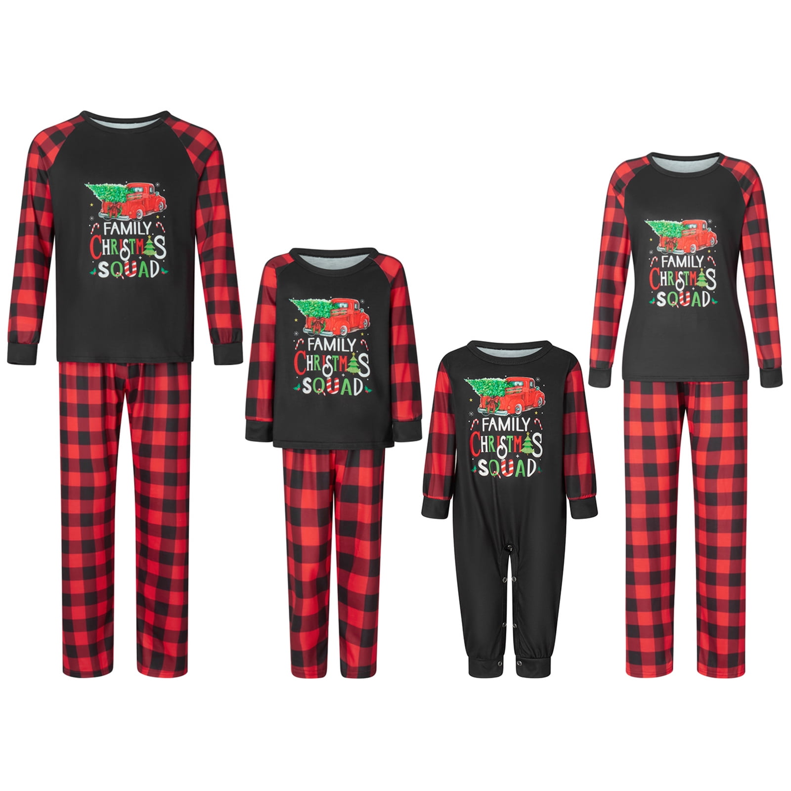 Dewadbow Family Christmas Matching Pajamas Sets Christmas Matching ...