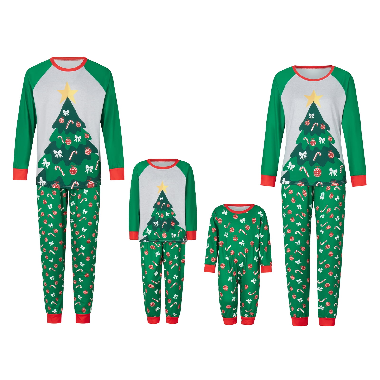 Dewadbow Family Christmas PJs Matching Sets, Red Plaid Xmas Pajamas ...
