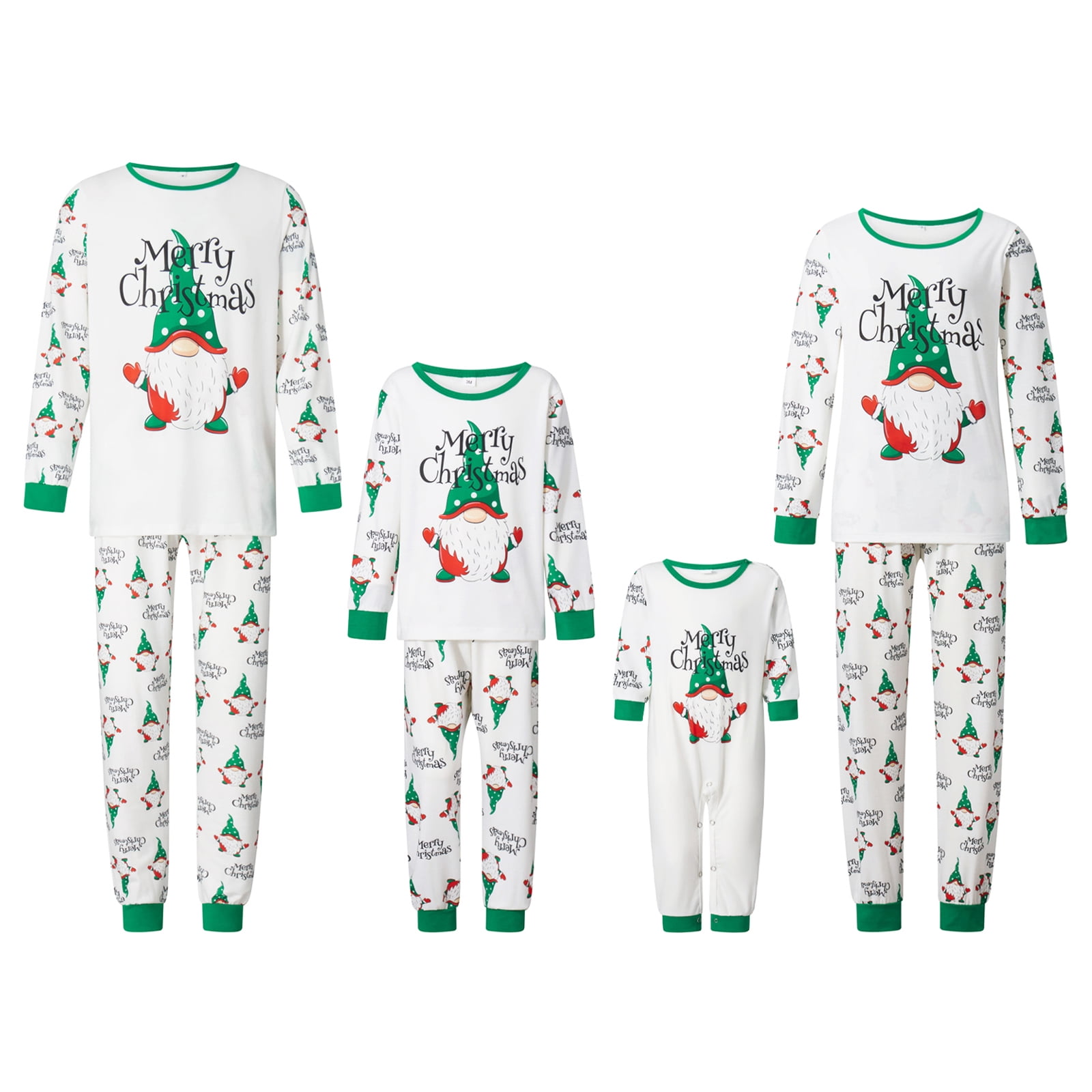 Dewadbow Family Matching Christmas Pajamas Xmas Holiday Sleepwear Sets ...