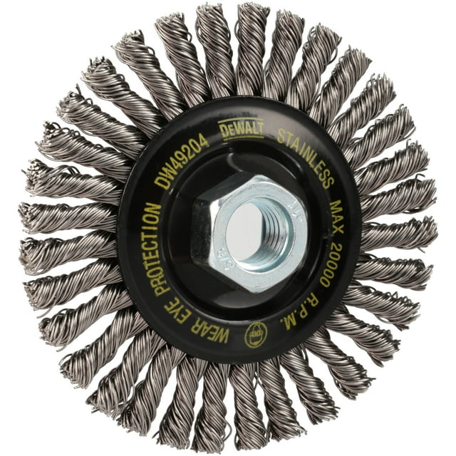Dewalt 4" Stainless Stringer Bead Wire Wheel - Walmart.com