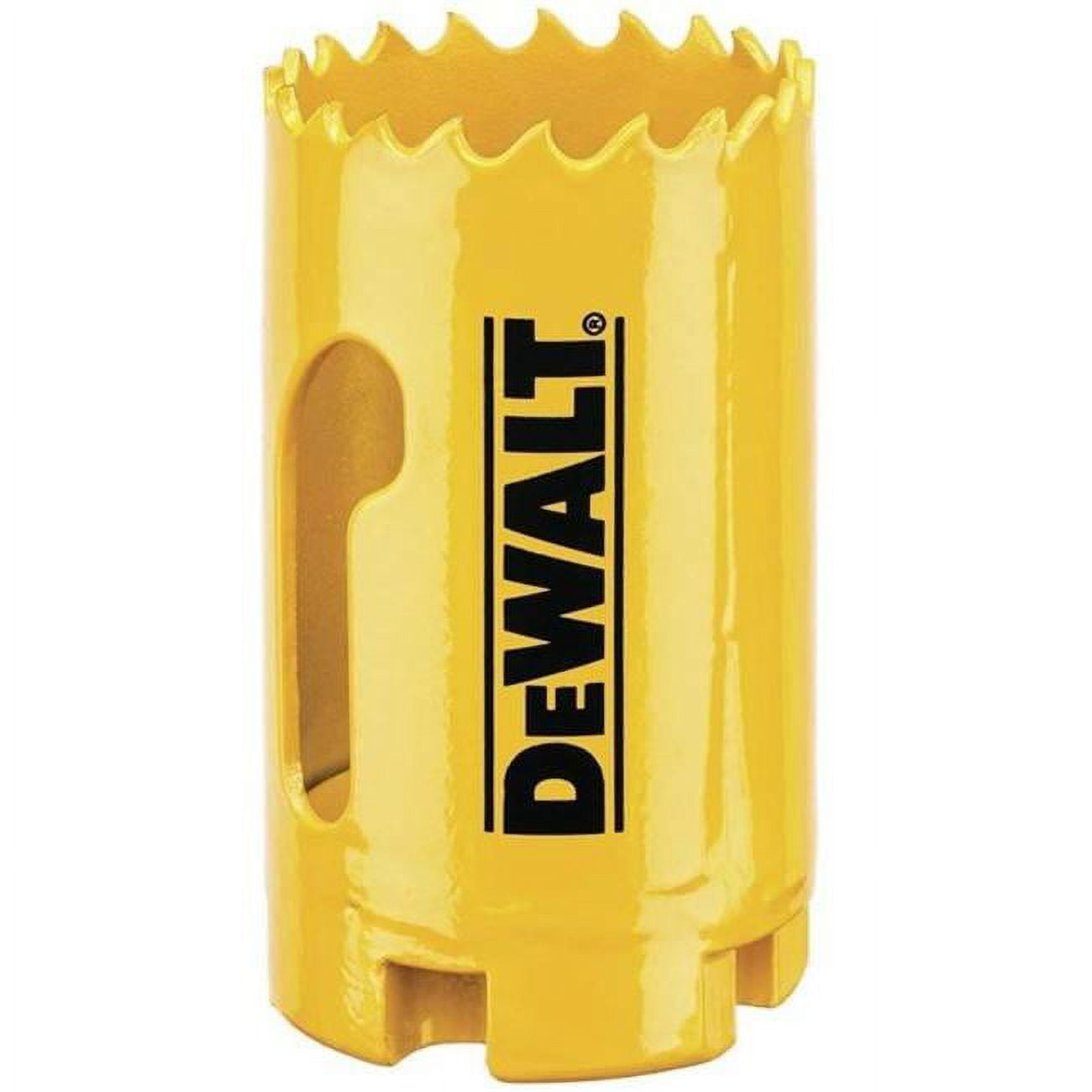 Dewalt Accessories 109438 1 in. Bi-Metal Hole Saws with HSS Cutting ...