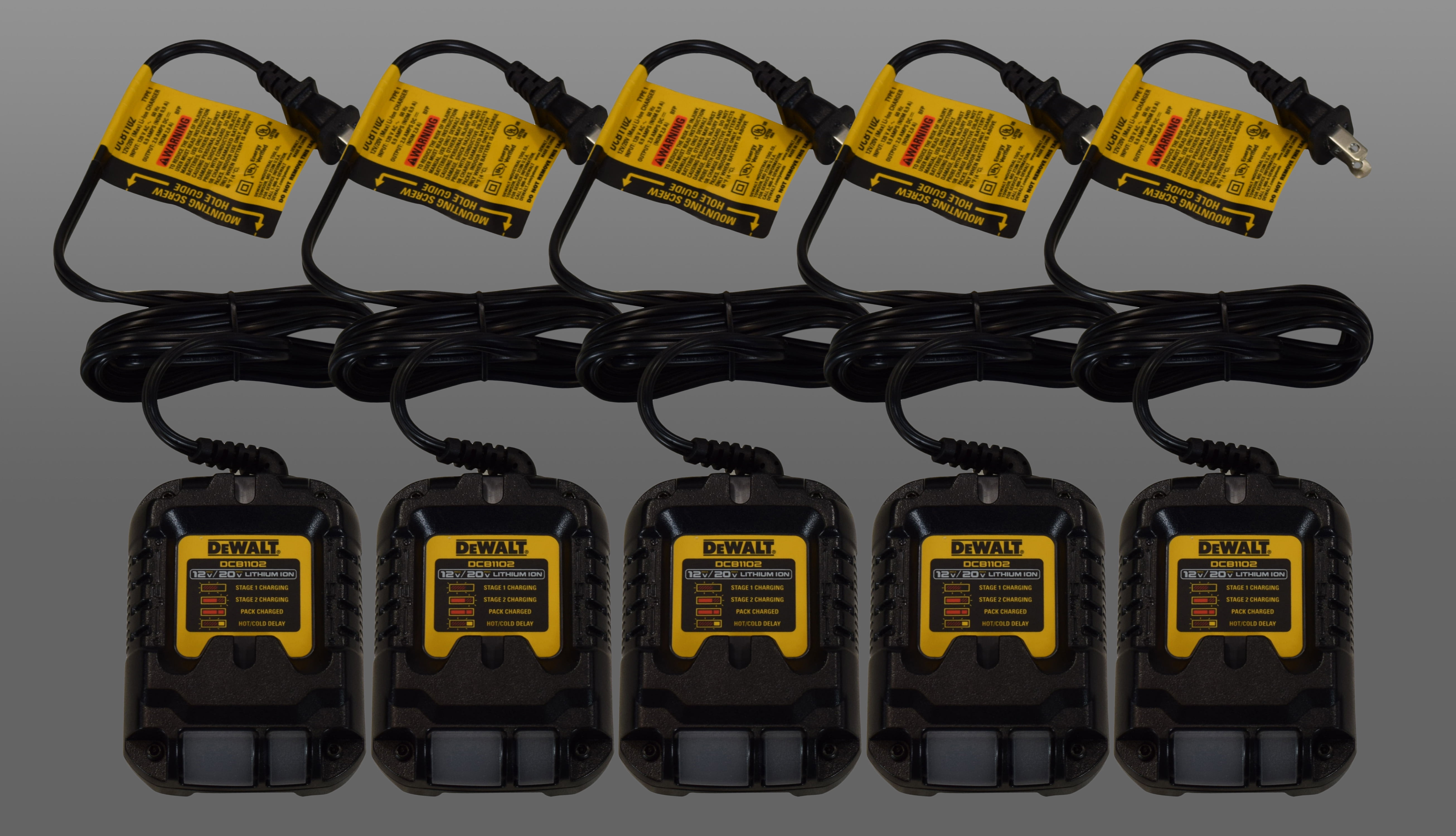 Dewalt DCB1102 12/20V Max Lithium-Ion 2 Amp Multi-Voltage Charger (5 ...