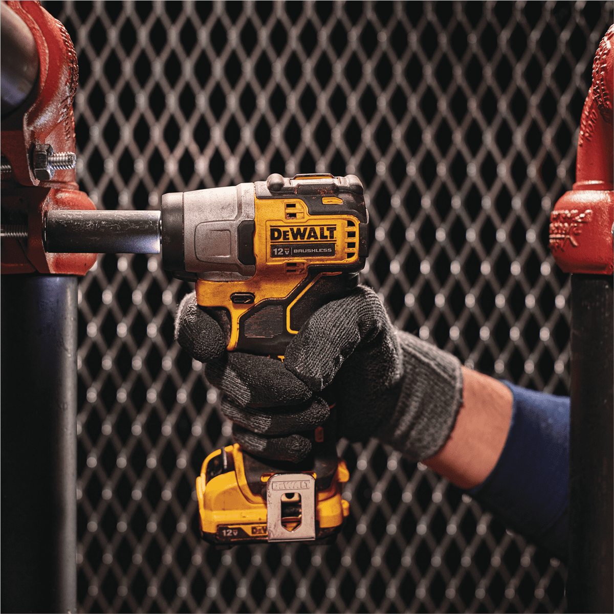 DeWalt 12V MAX Cordless Electric Impact Wrench Kit - Xtreme Brushless ...