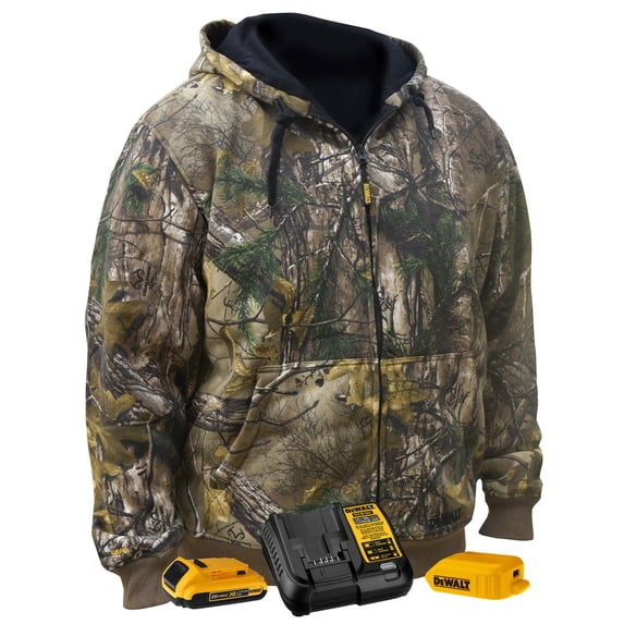 20V MAX REALTREE XTRA Lithium-Ion Heated Hoodie Sweatshirt Kit - Large ...
