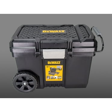 STANLEY 50 Gallon Mobile Tool Box Chest with Wheels, Handle, Heavy Duty ...