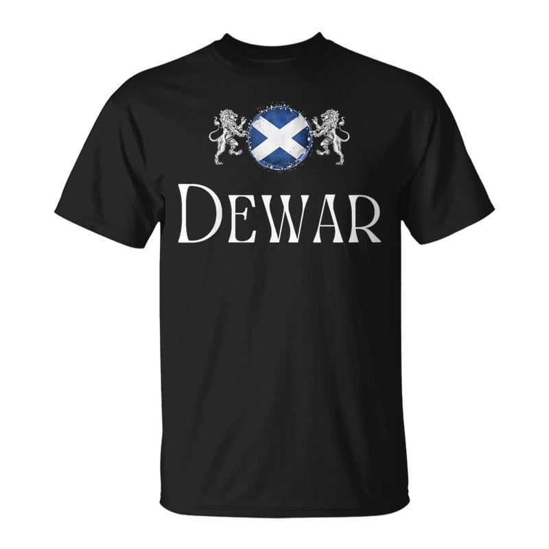 Dewar Clan Scottish Family Name Scotland Heraldry TShirt - Walmart.com