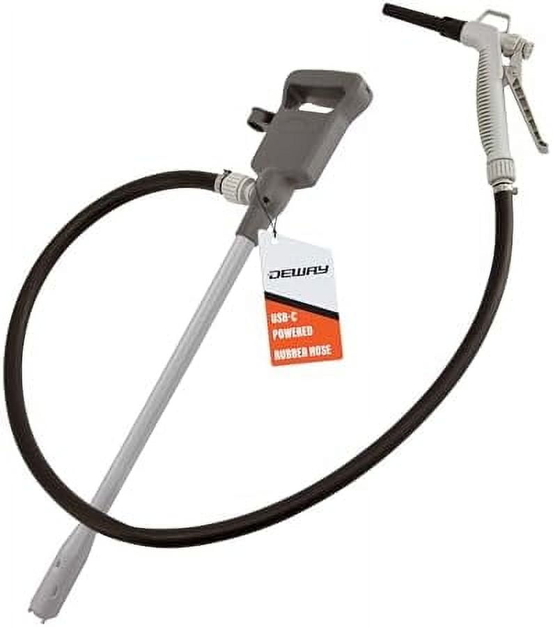 Deway Automatic Fuel Transfer Pump with Nozzle for Quick Flow Control ...