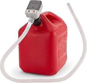 Deway Fuel Transfer Pump, Battery Powered, 51" Hose with 2.4GPM Basic ...