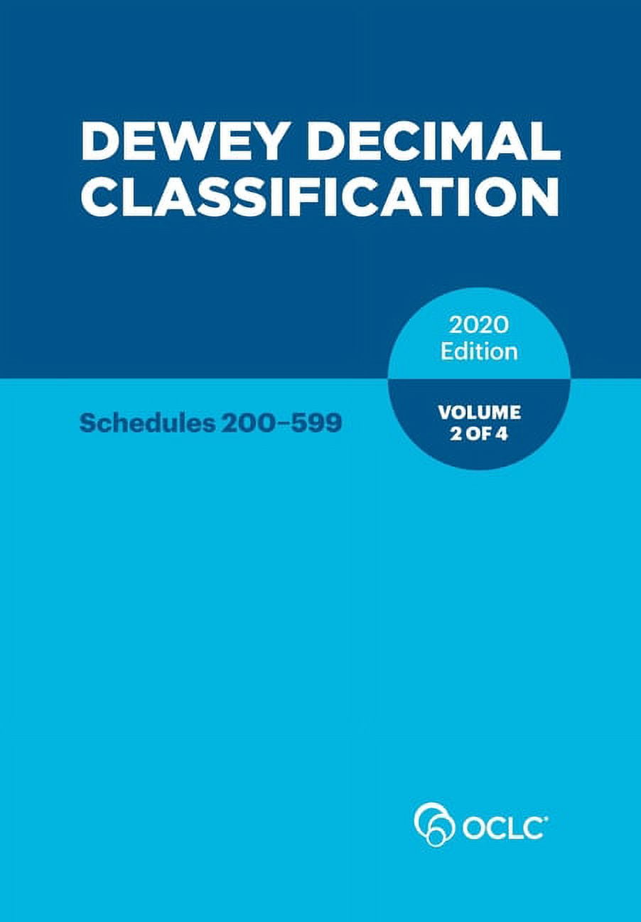 Dewey Decimal Classification, 2020, Volume 2 Paperback 1556530919 ...