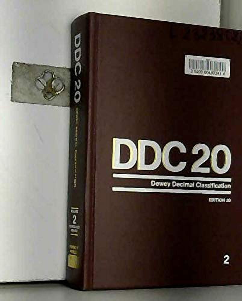 Pre-Owned Dewey Decimal Classification and Relative Index (Volume 2 ...