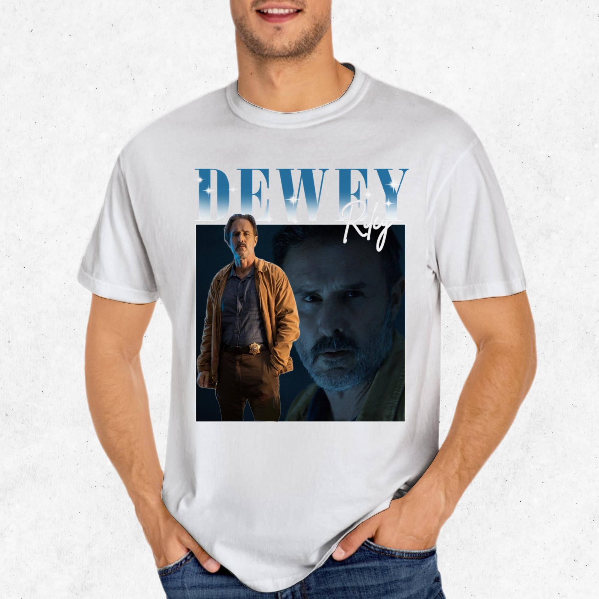 Dewey Riley Tribute T-Shirt - Classic Character from Scream Series ...