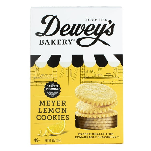 Dewey's Bakery Meyer Lemon Cookie Thins 9oz. (6 Pack) - Walmart.com