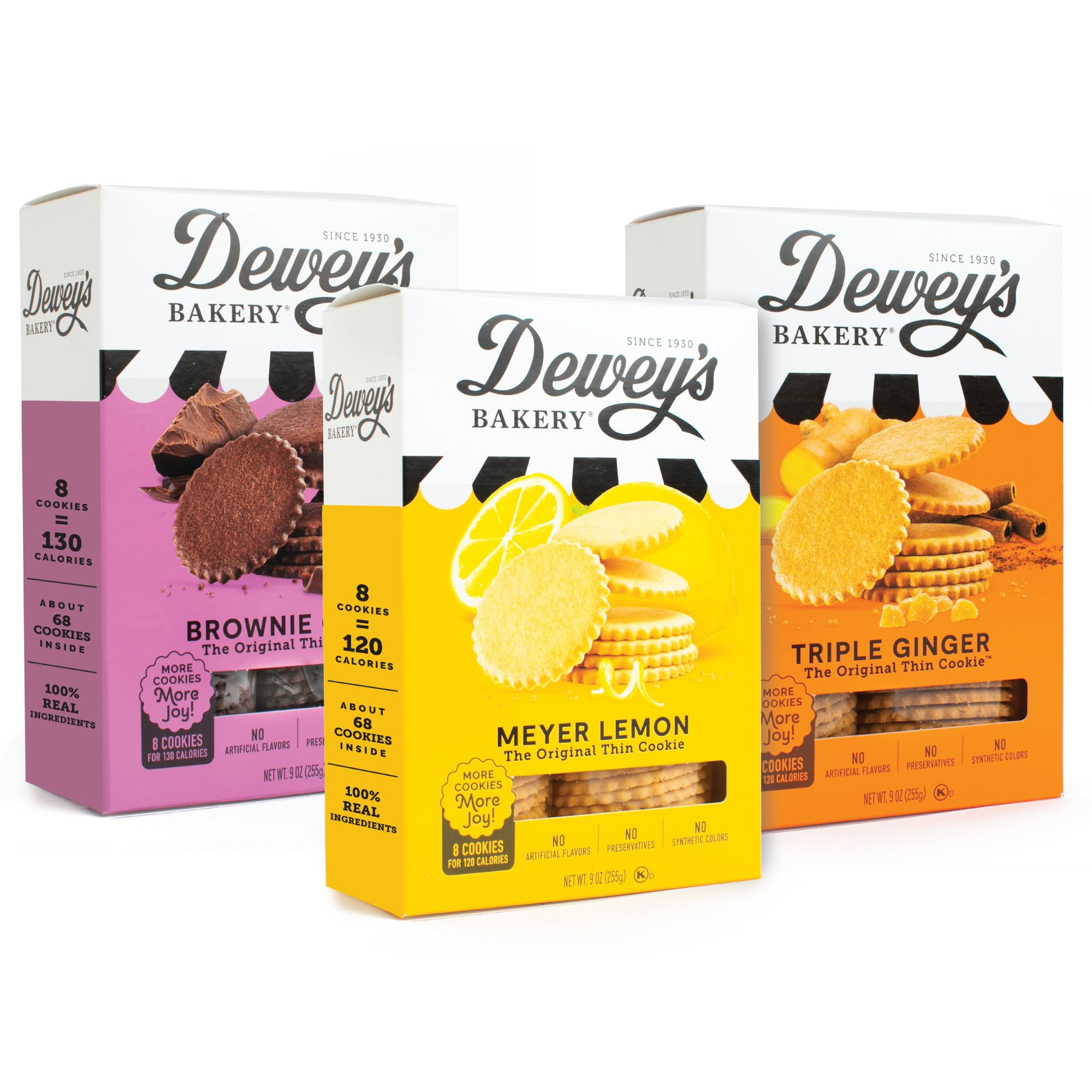Dewey's Bakery Meyer Lemon, SSF20 Brownie Crisp & Triple Moravian ...