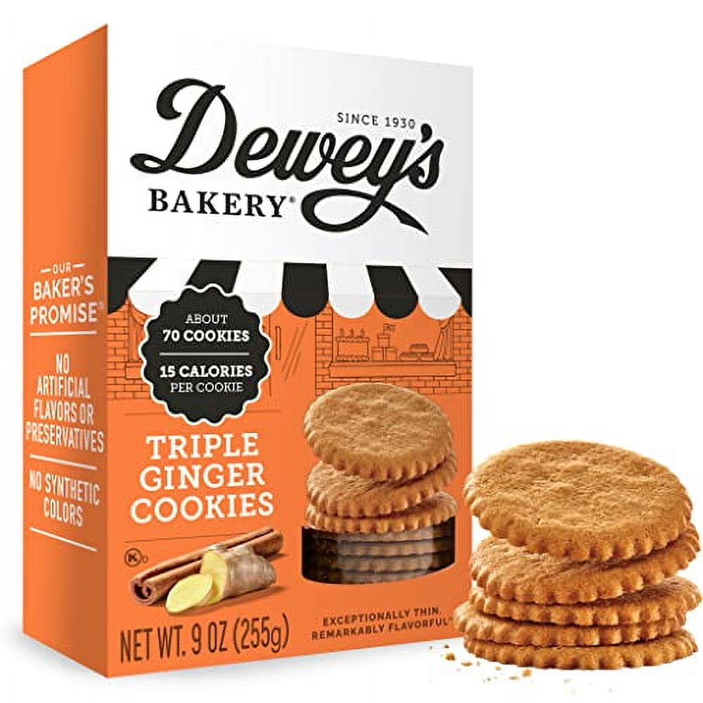 Dewey's Bakery Triple Ginger Cookie Thins | Baked in Small Batches ...