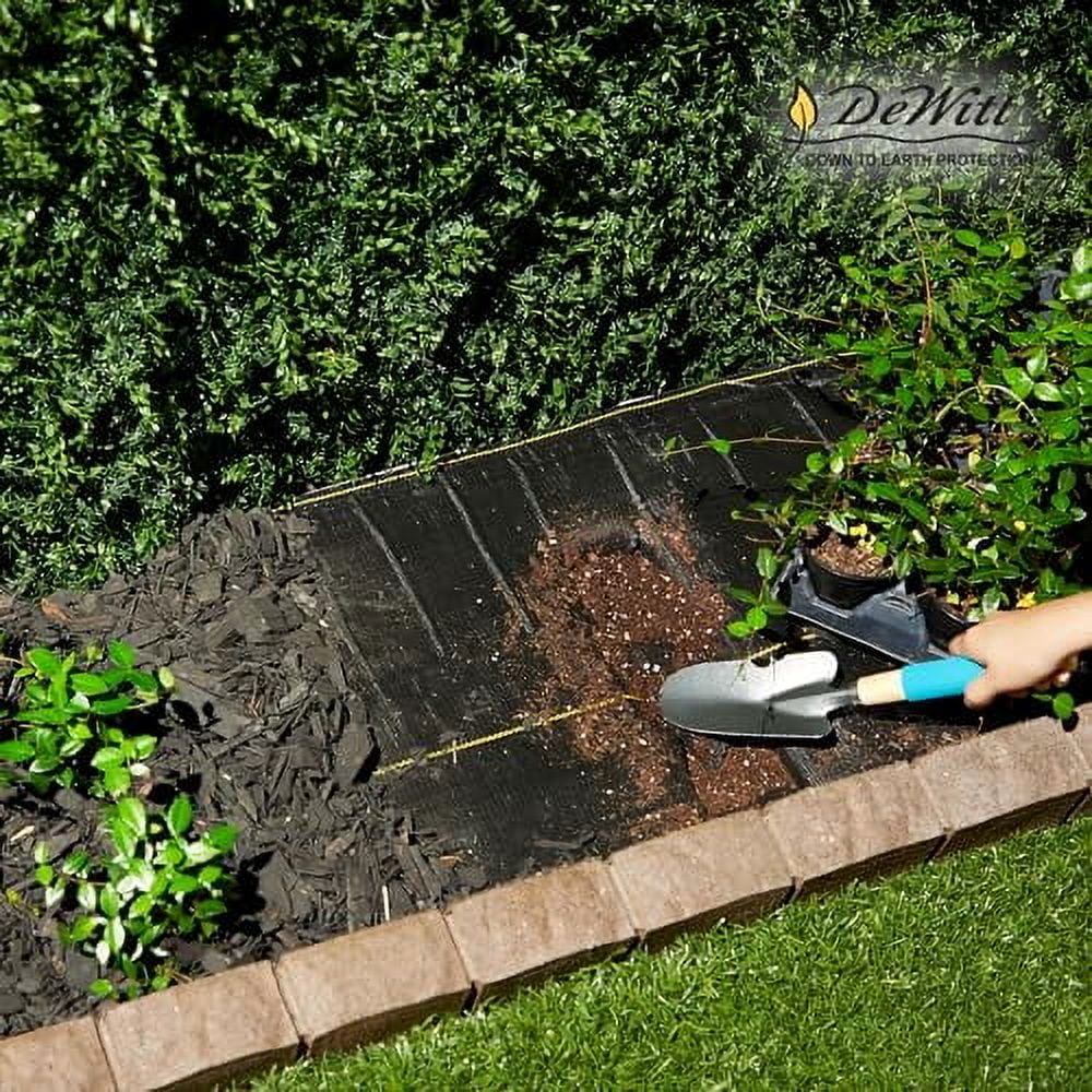 Sunbelt Woven Ground Cover, 3.2 oz, Black, 4' x 100' - Durable Weed ...