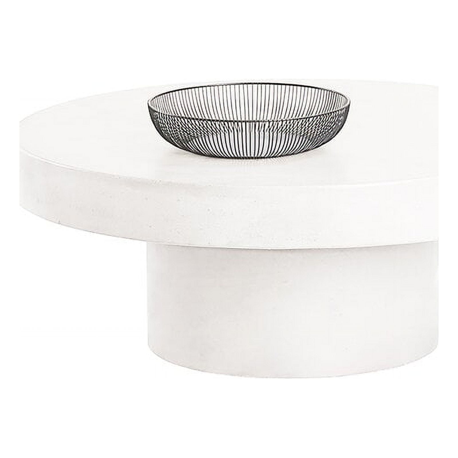 Dewson Industrial Style Coffee Table - Modern Design, Solid Concrete ...