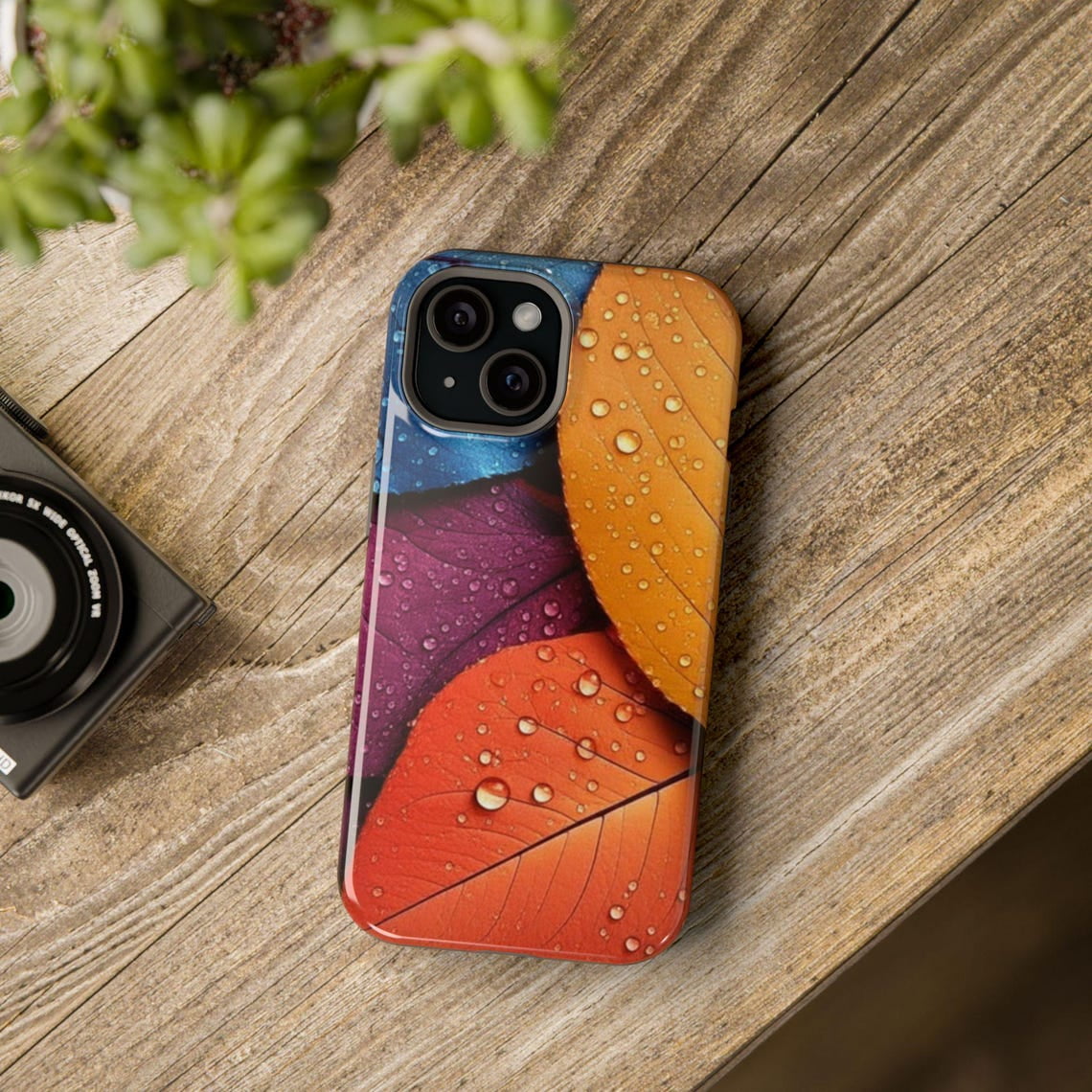 Dewy Autumn Leaves Fall Season Inspired Nature Phone Case with iPhone ...