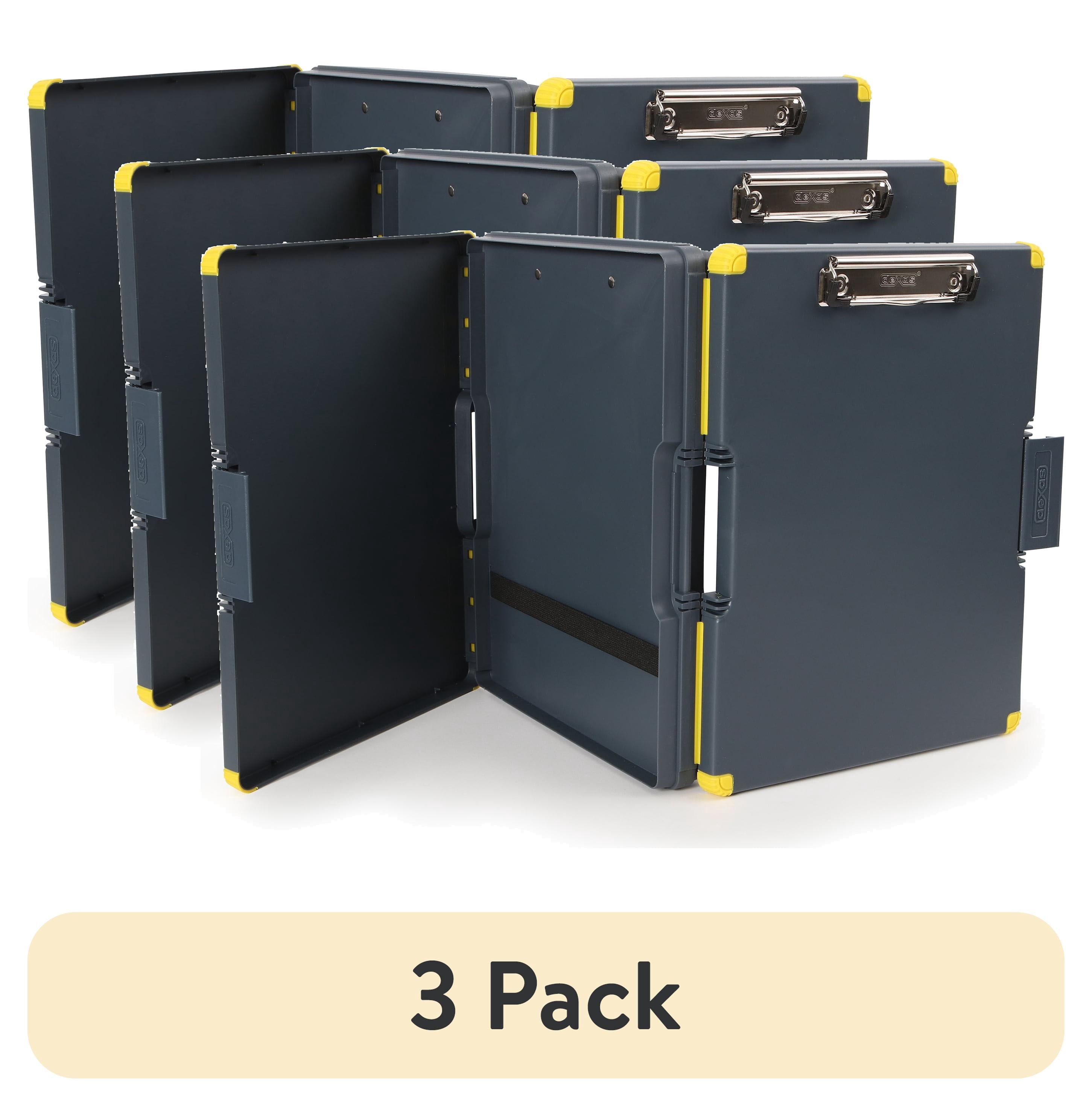 (3 pack) Dexas Dual Sided Clipcase 4517-AWM2 Plastic Storage Clipboard ...