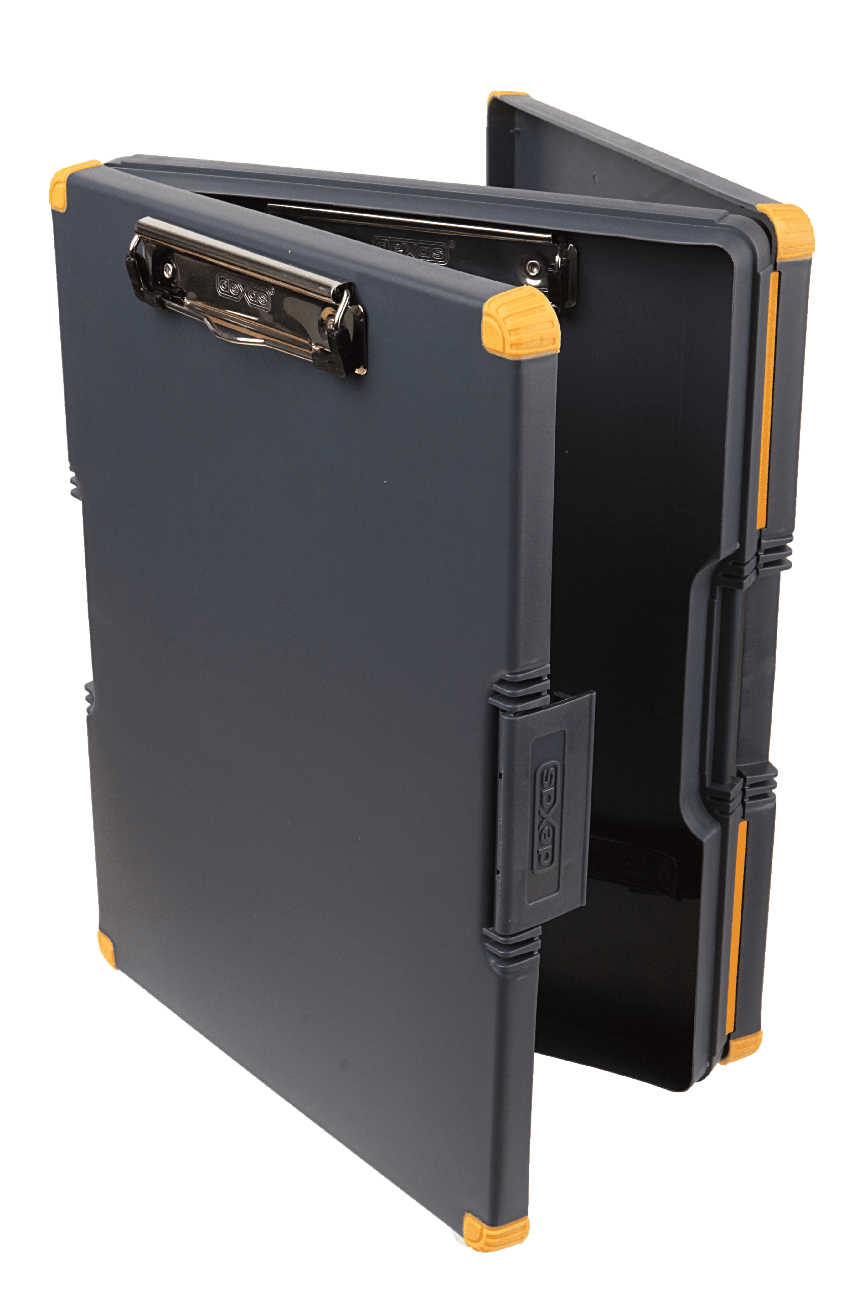 Dexas Dual Sided Clipcase® Storage Clipboard in Orange for A4 Letter ...