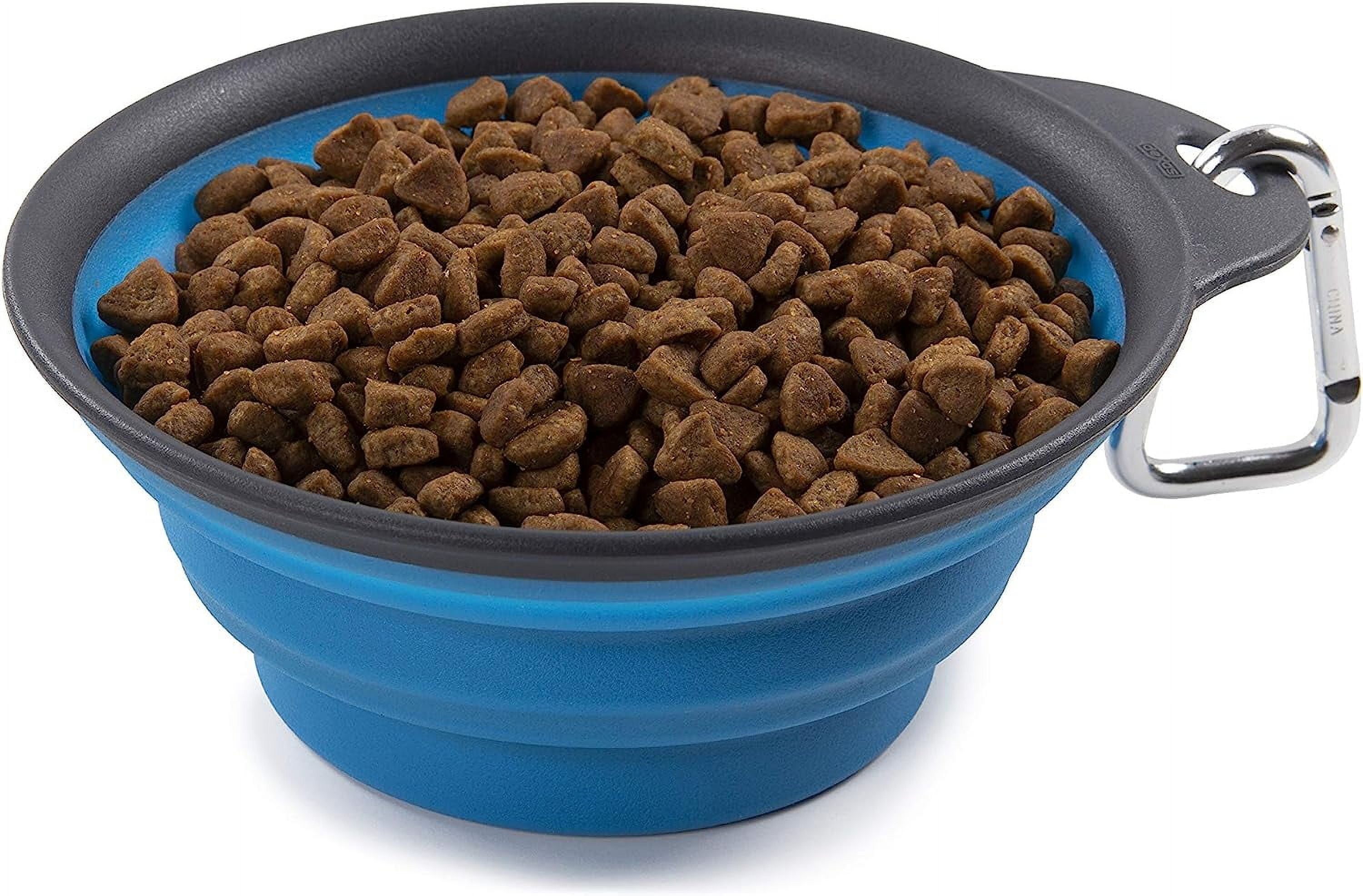 Dexas Pets Collapsible Travel Cup, Large/2 Cup Capacity, Pro Blue Large ...