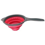 dexas pop n store collapsible strainer, gray/red - Walmart.com
