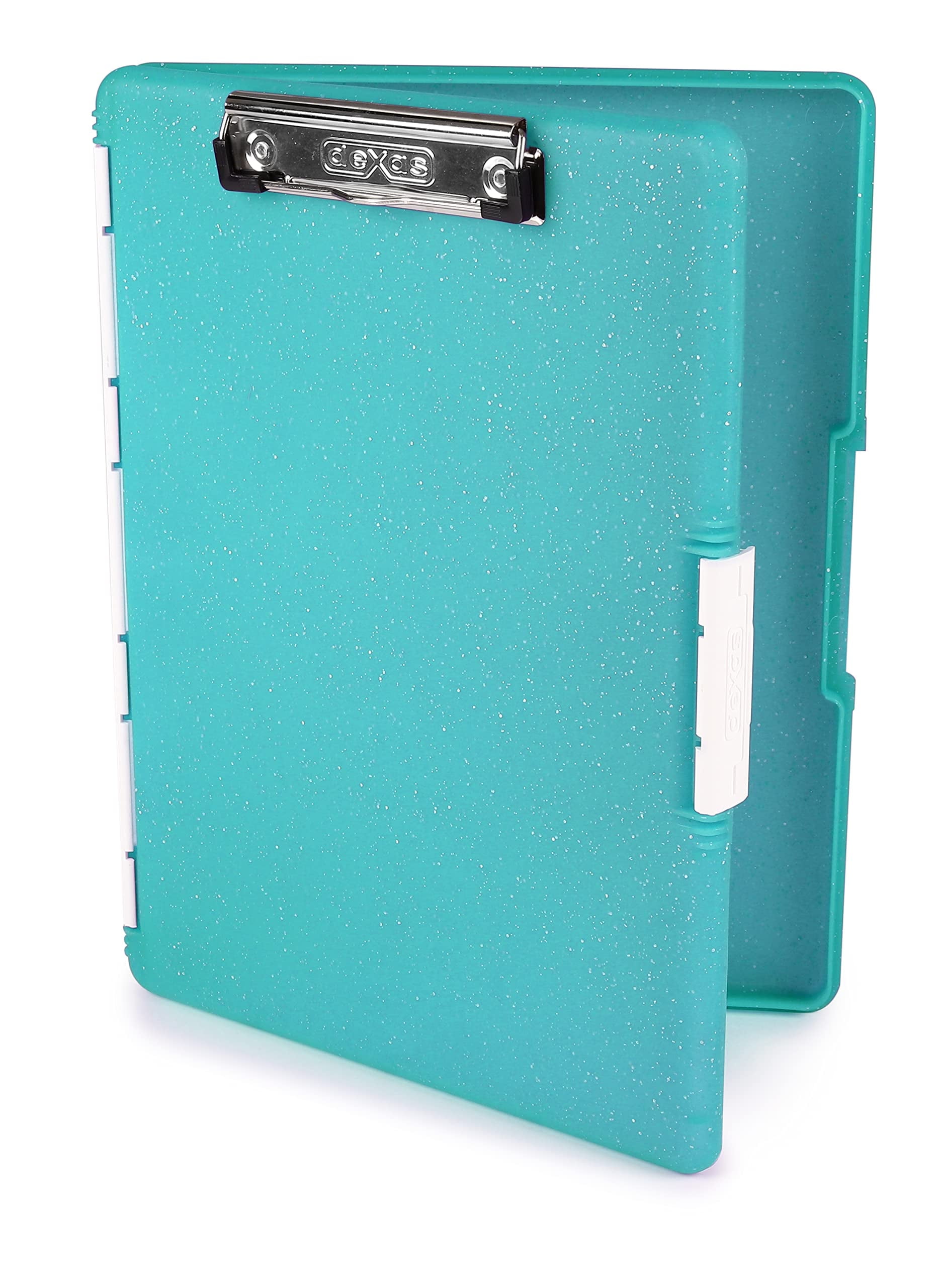 "Dexas Slimcase 2 Clipboard with Storage, Side Opening, Teal Glitter, 12.5""x9.5" - Walmart.com