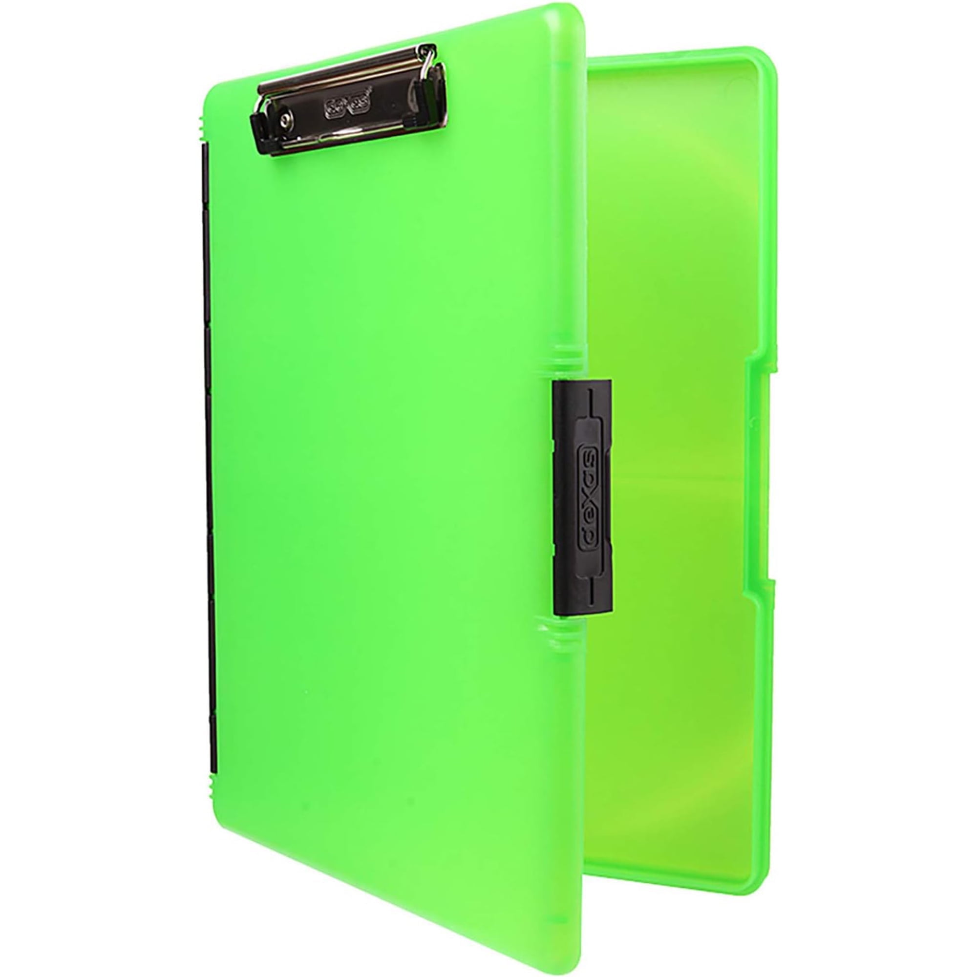 Dexas Storage Clipboard with Side Opening Slimcase 2 Neon Green ...