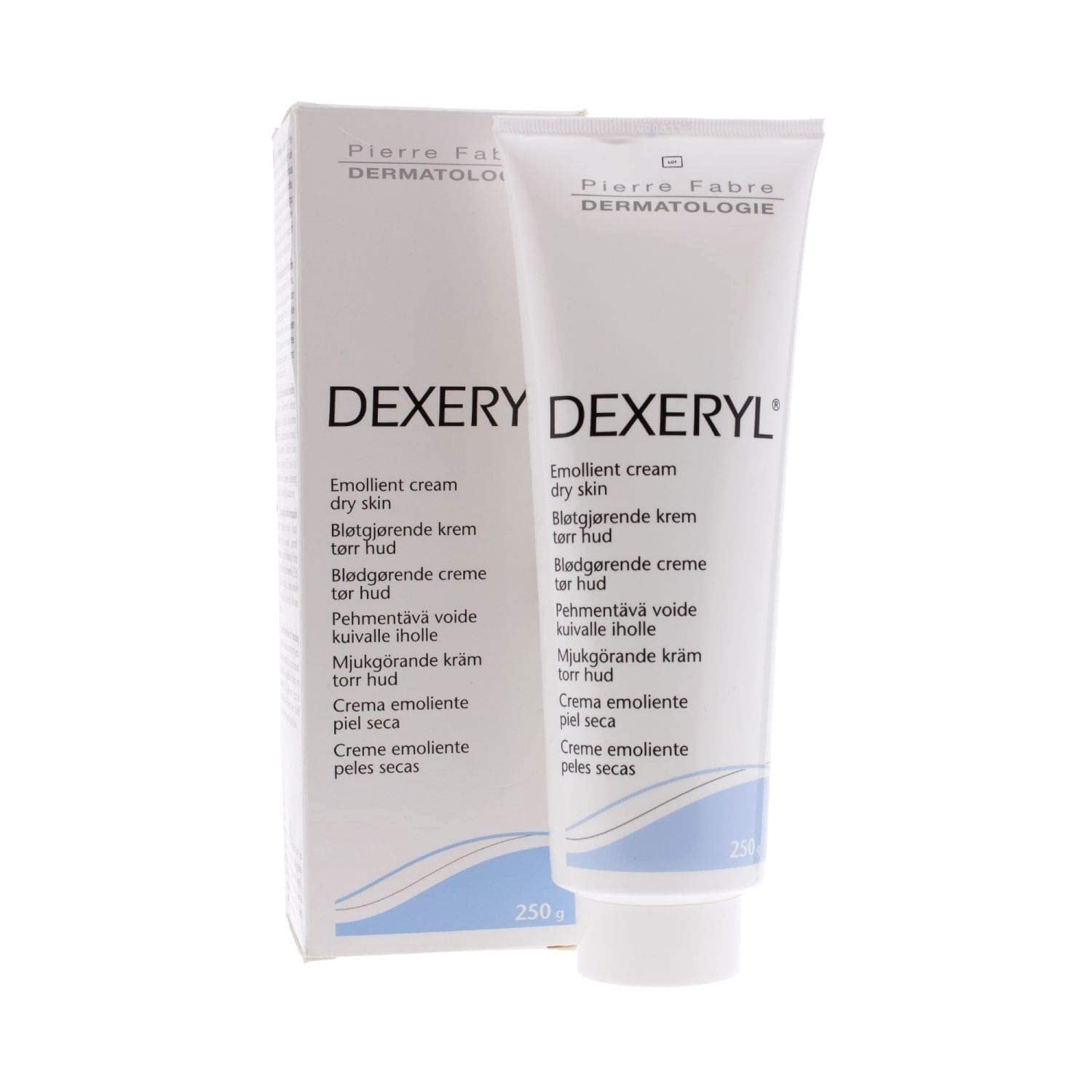 Dexeryl Emolient cream for dry skin 250g Restores the natural shine of ...