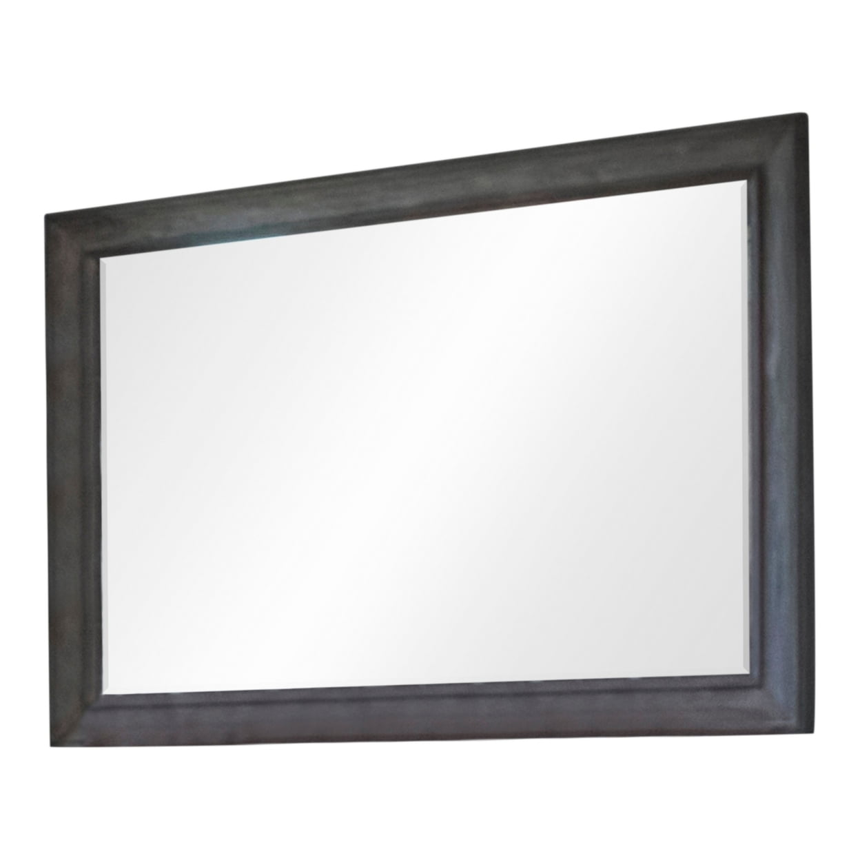 Dexi 50 Inch Rectangular Wall Mirror with Wood Frame, Classic Style ...