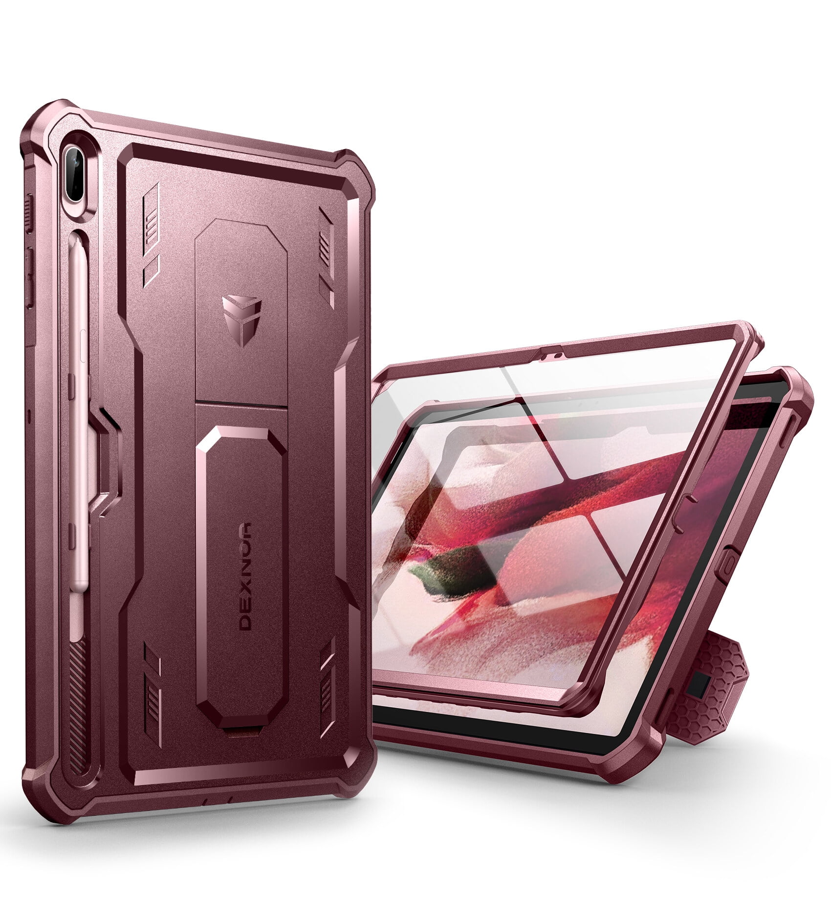Dexnor Case for Samsung Galaxy Tab S7 FE 12.4 Inch (2021), [Built in ...