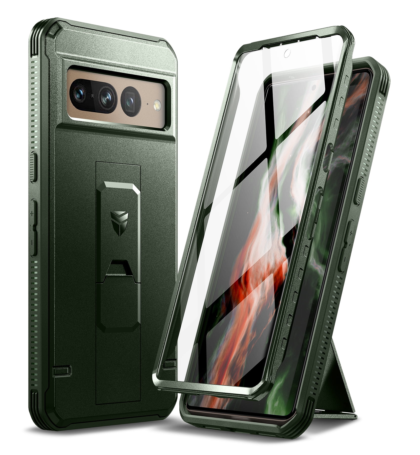 Dexnor Google Pixel 7 Pro Kickstand Case, Military-Grade Shockproof ...