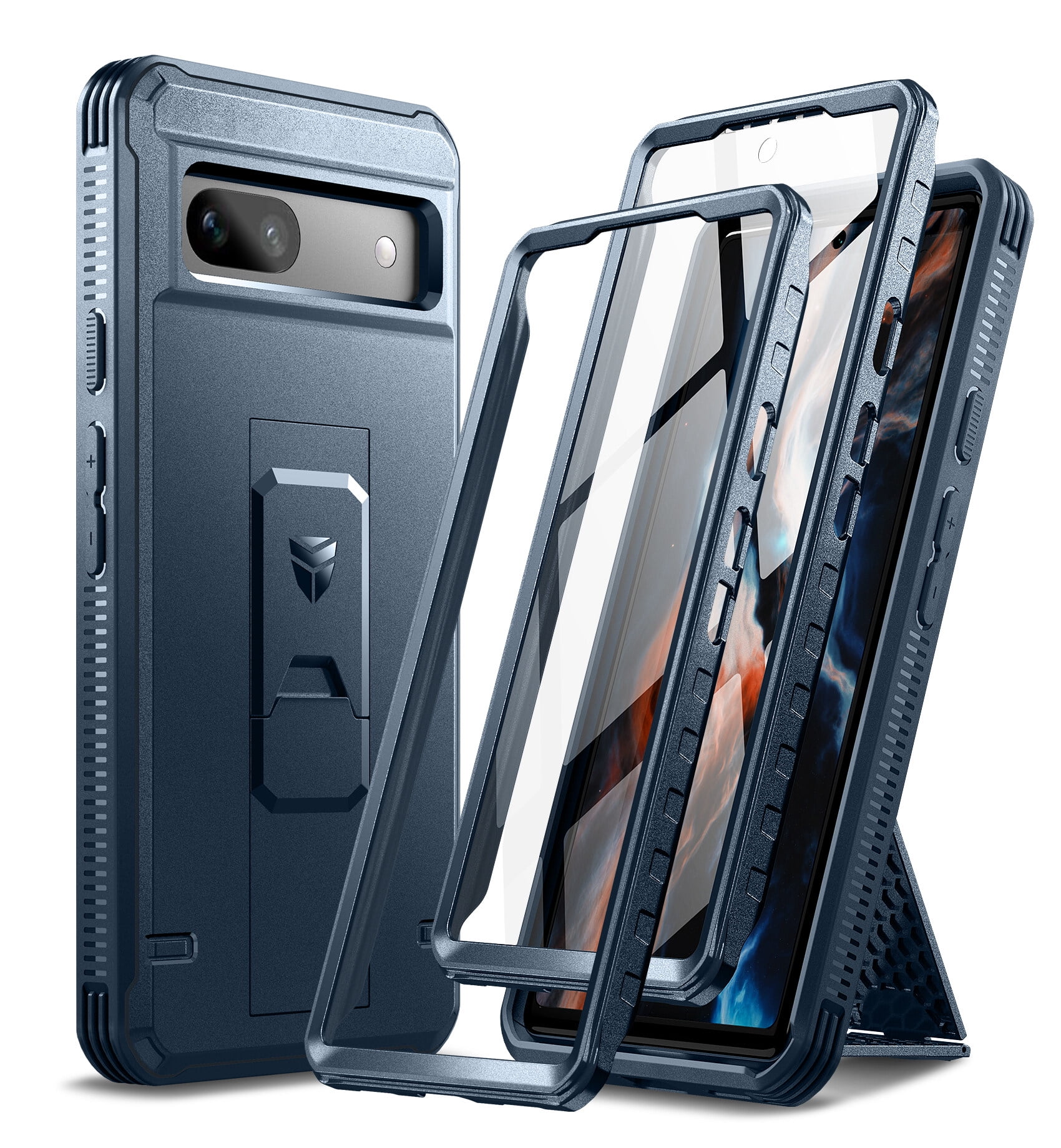 Dexnor Full Body Case for Google Pixel 7A, Shockproof Military Grade ...