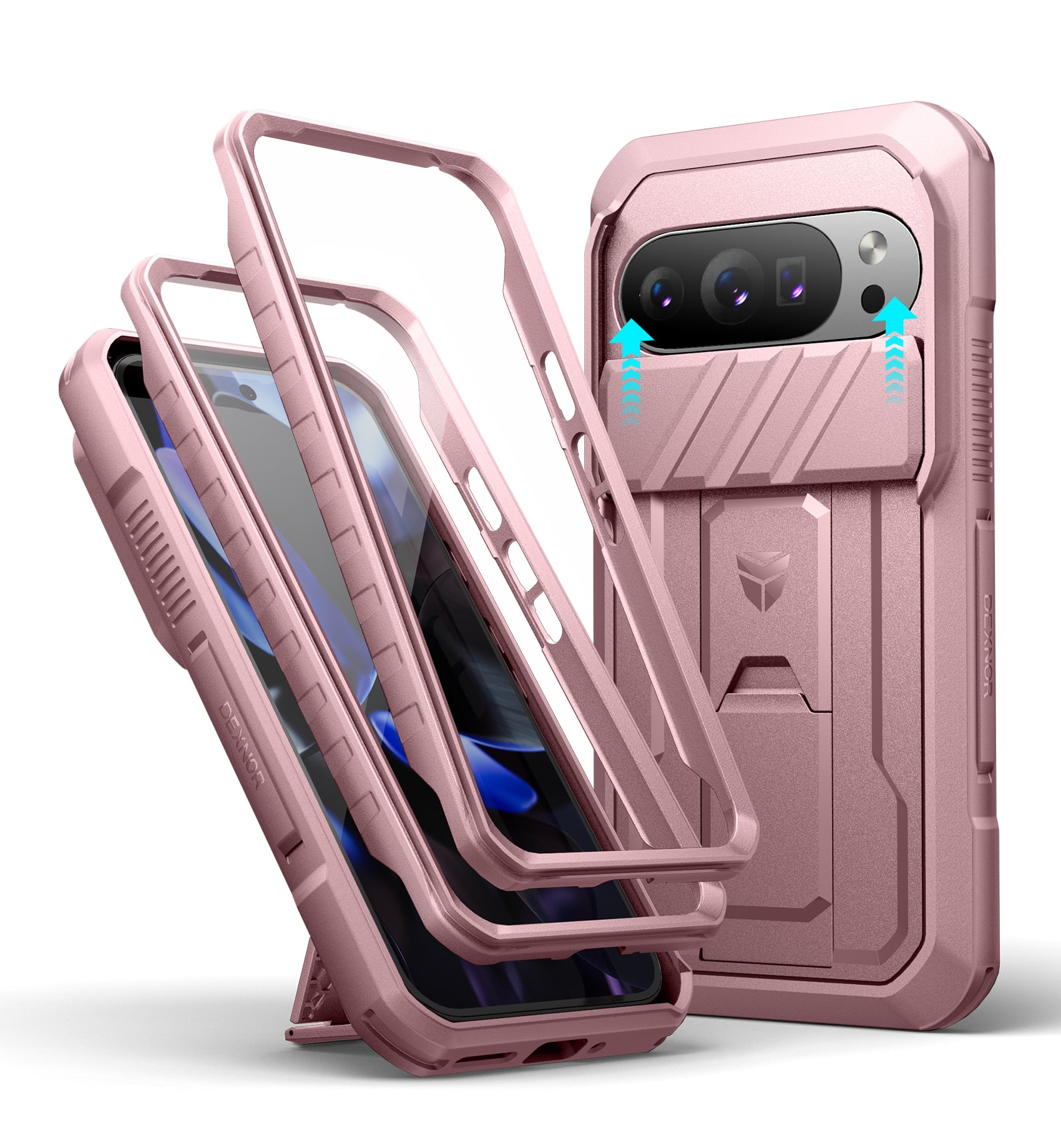 Dexnor for Google Pixel 10/10 Pro Case with Slide Camera Cover & 2 ...
