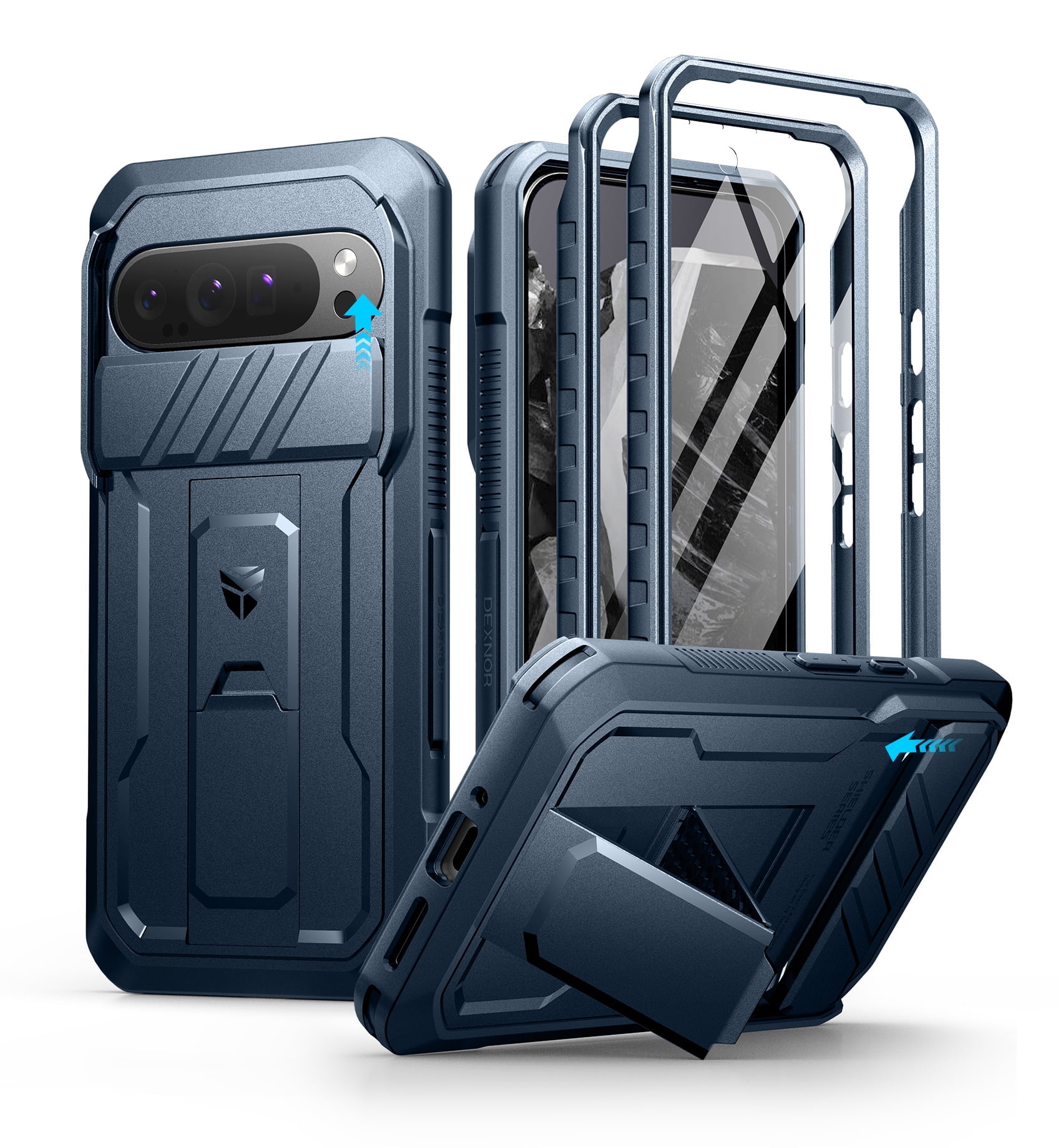 Dexnor for Google Pixel 9 Pro XL Case with Slide Camera Cover & Built ...