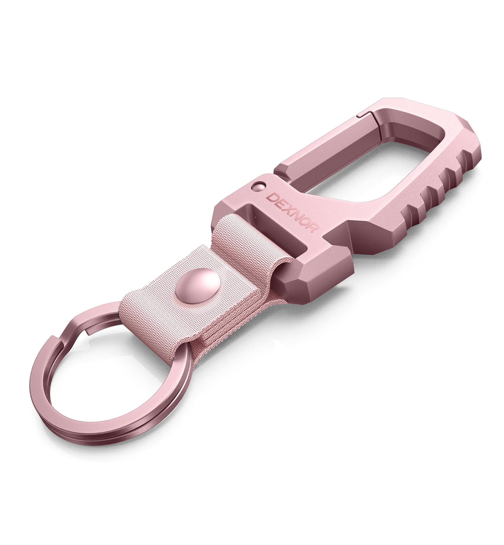 Dexnor Heavy Duty Key Chain Bottle Opener, Carabiner Key Ring Clip ...
