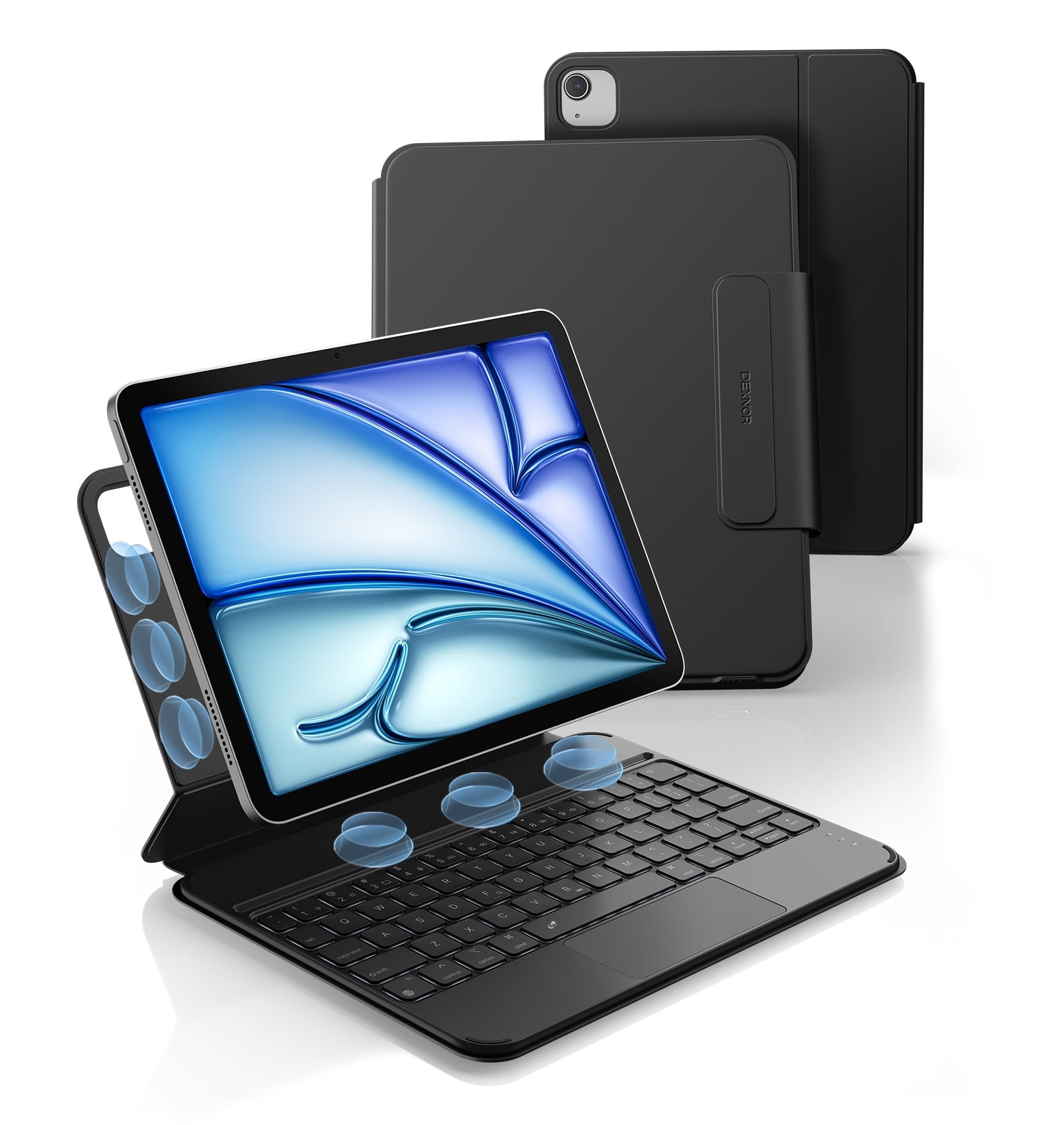 Dexnor Keyboard Case for iPad Air 11 inch (M3 2025/M2 2024) & iPad Pro ...