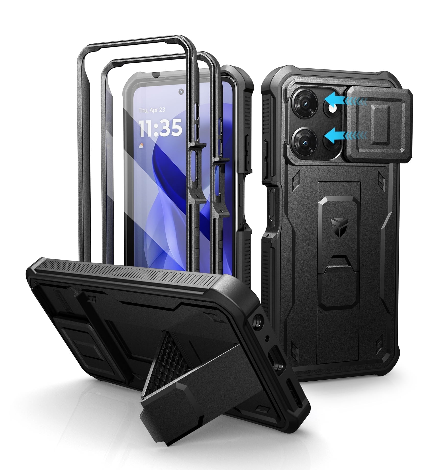 Dexnor Motorola Moto G Power 5G 2025 Case, Military Grade Shockproof ...