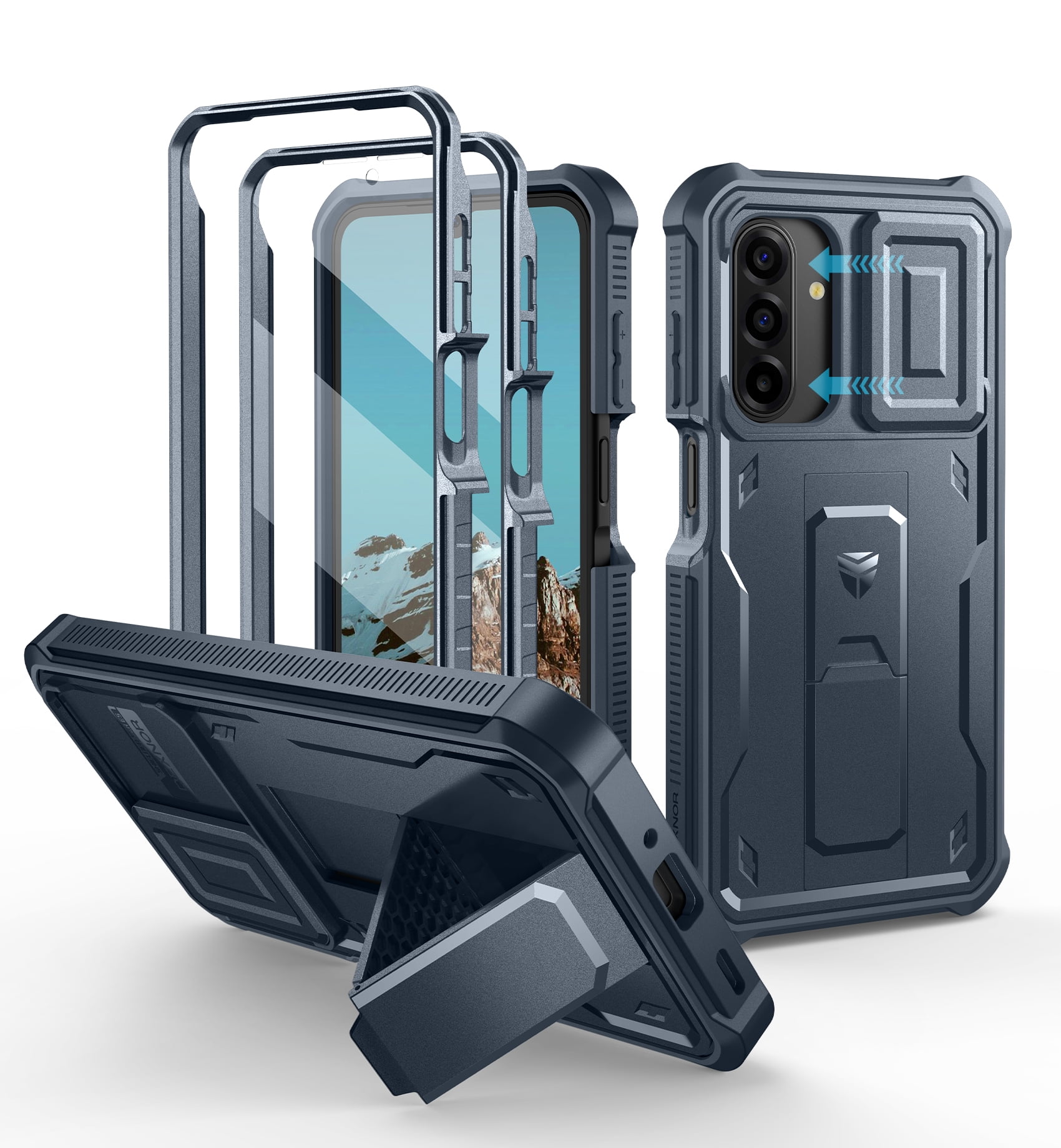 Dexnor for Samsung Galaxy A17 5G Phone Case, [2 Front Frame] [Built-in ...