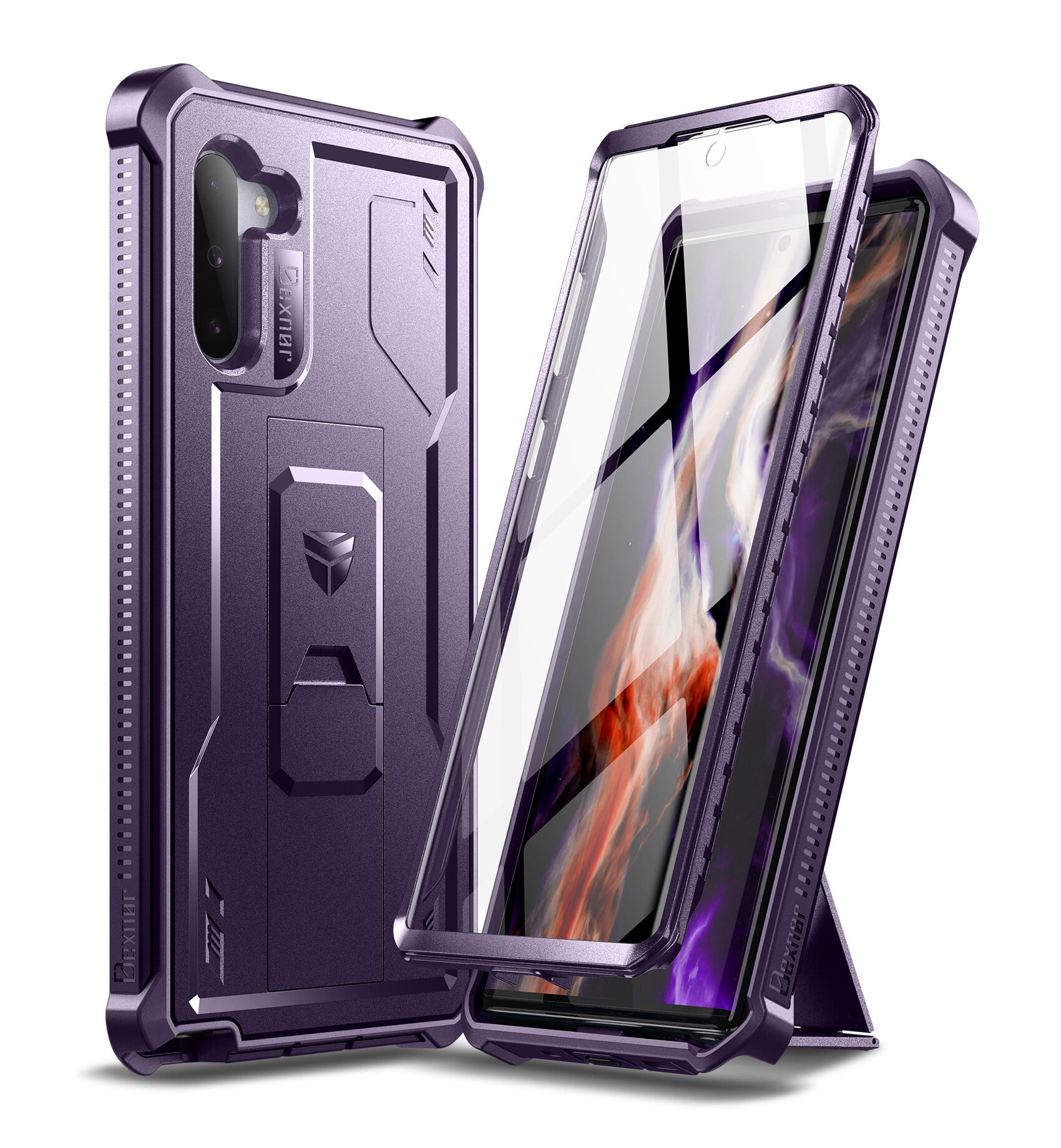 Dexnor for Samsung Galaxy Note 10 Case, [Built in Screen Protector and ...