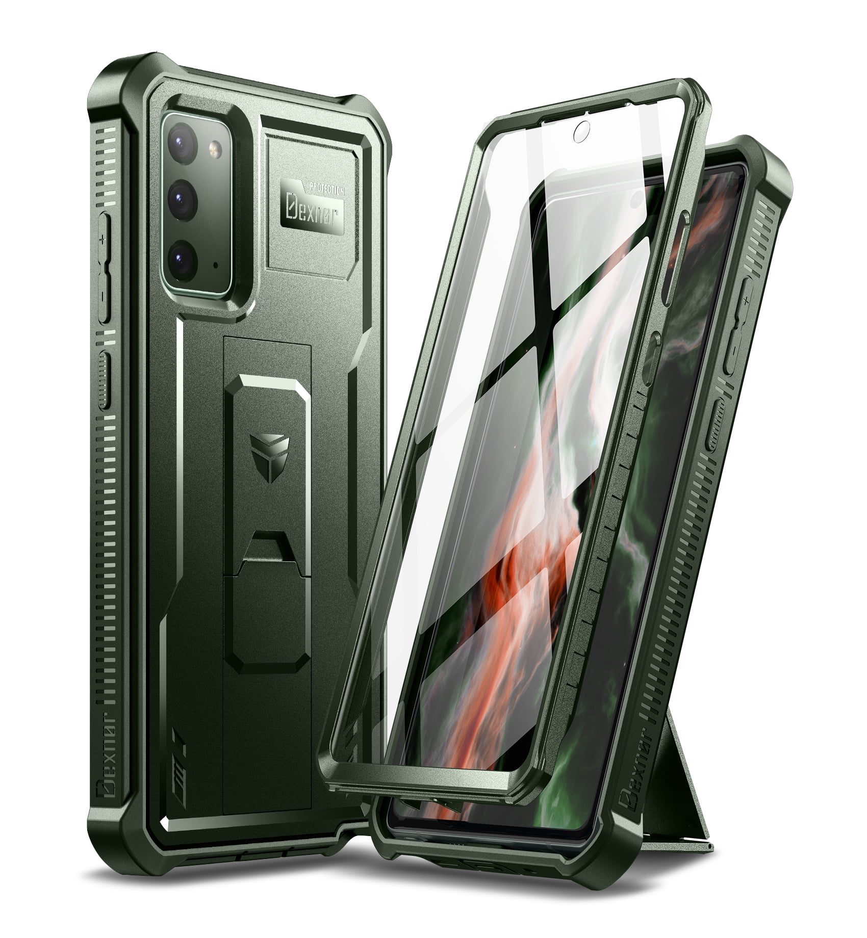 Dexnor Samsung Galaxy Note 20 5G Case, Military Grade Shockproof, Kickstand, Screen Protector ...