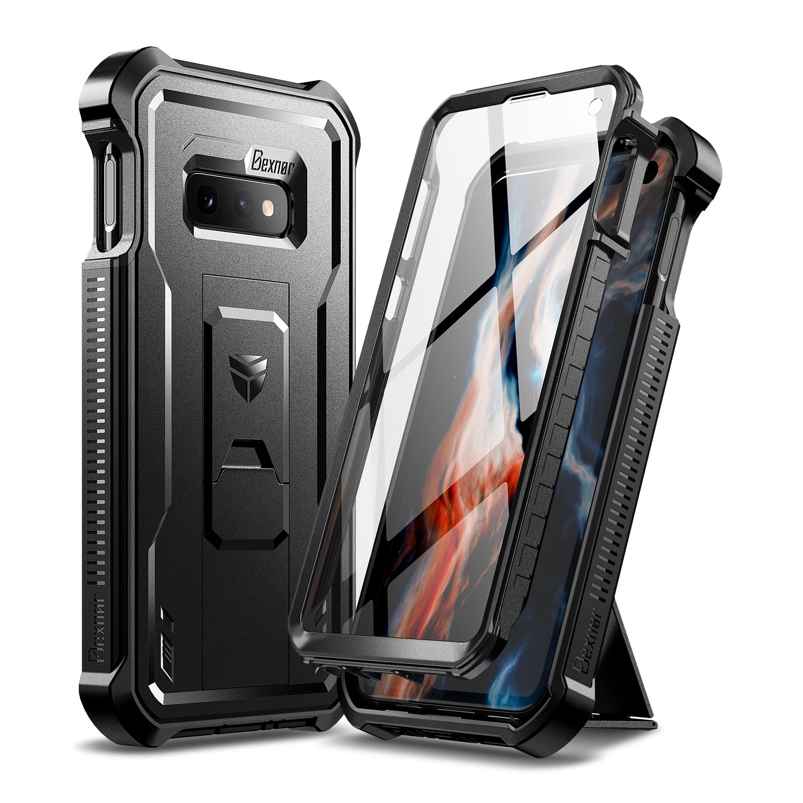 Dexnor Phone Cover: Kickstand Case for Samsung Galaxy S10e with Heavy ...