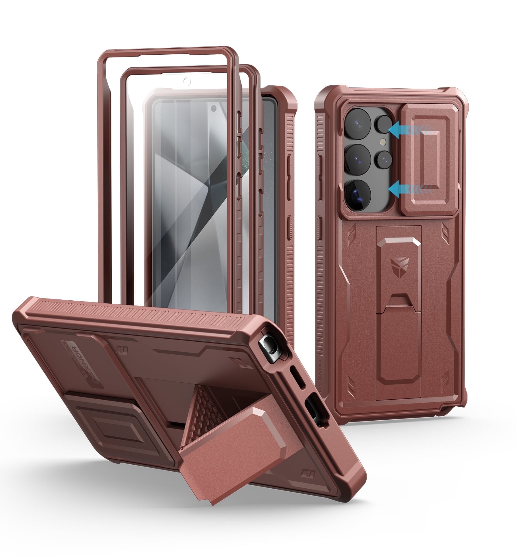 Dexnor for Samsung Galaxy S25 Ultra Case with Built-in Slide Camera ...