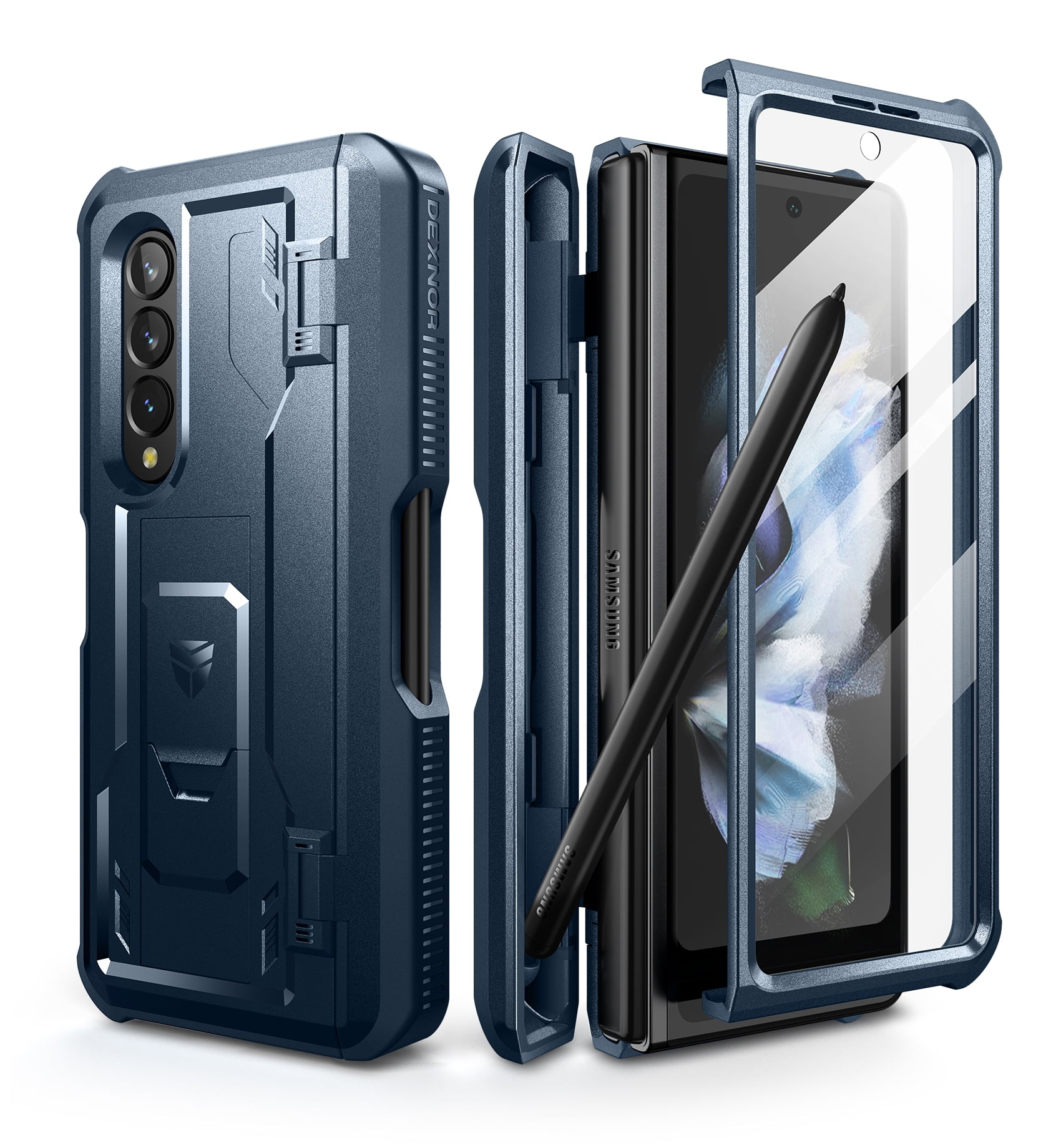 Dexnor Shielder Series Case for Samsung Galaxy Z Fold 3(2021), Military ...