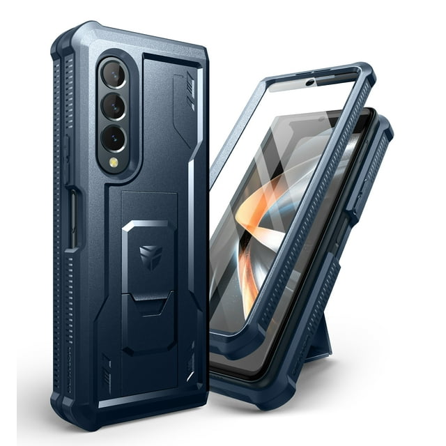 Dexnor Military-Grade Case for Galaxy Z Fold 4(2022), Shockproof Bumper ...